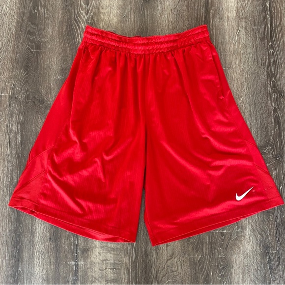 Nike | Shorts | Nike Xxl Shiny Red Basketball Shorts | Poshmark